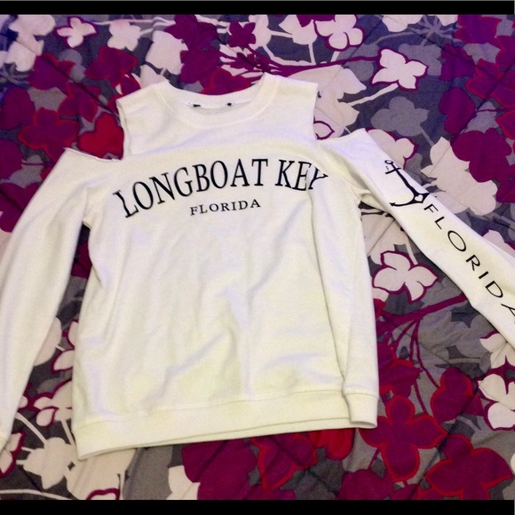 Tops | For The Florida Girls White Top Longboat Key Florida | Poshmark